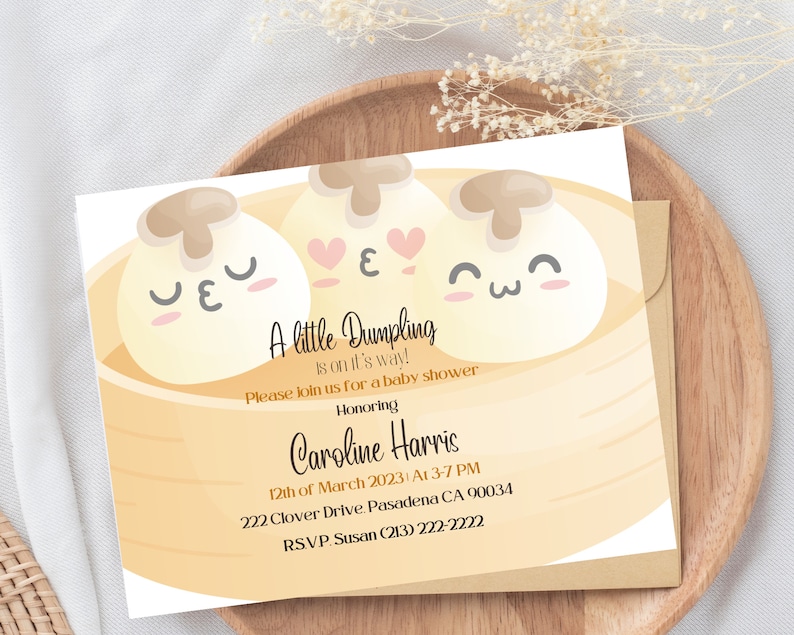 Dim Sum Say Baby? Digital Baby Shower Bundle - Etsy