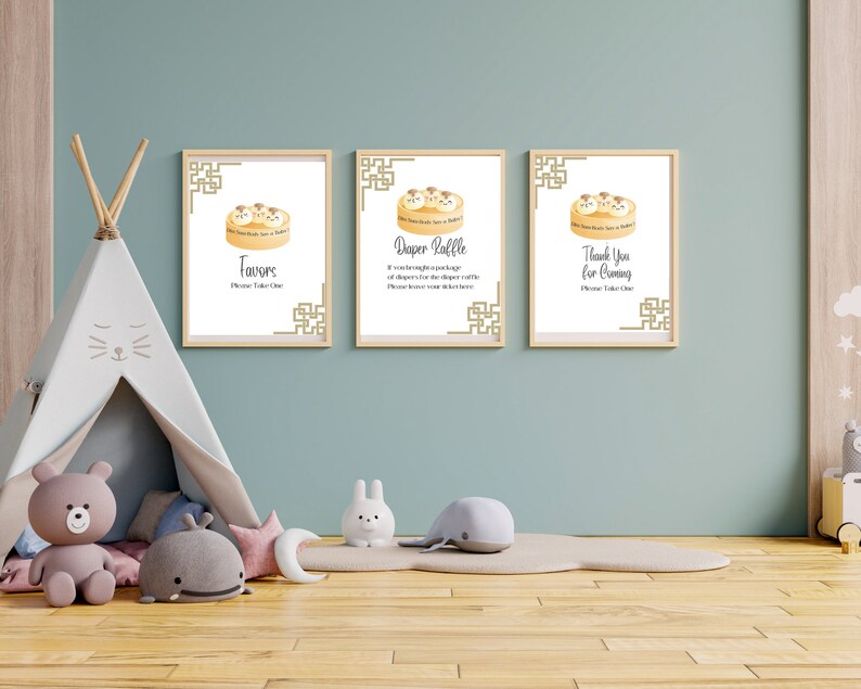 Dim Sum Say Baby? Digital Baby Shower Bundle - Etsy