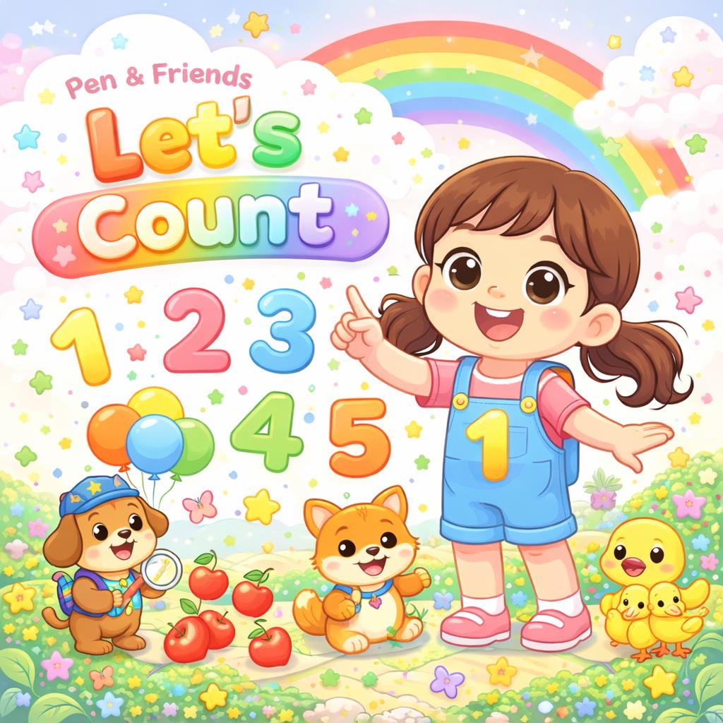 Let's Count Together: Custom Kids Name Counting Song (digital Download ...