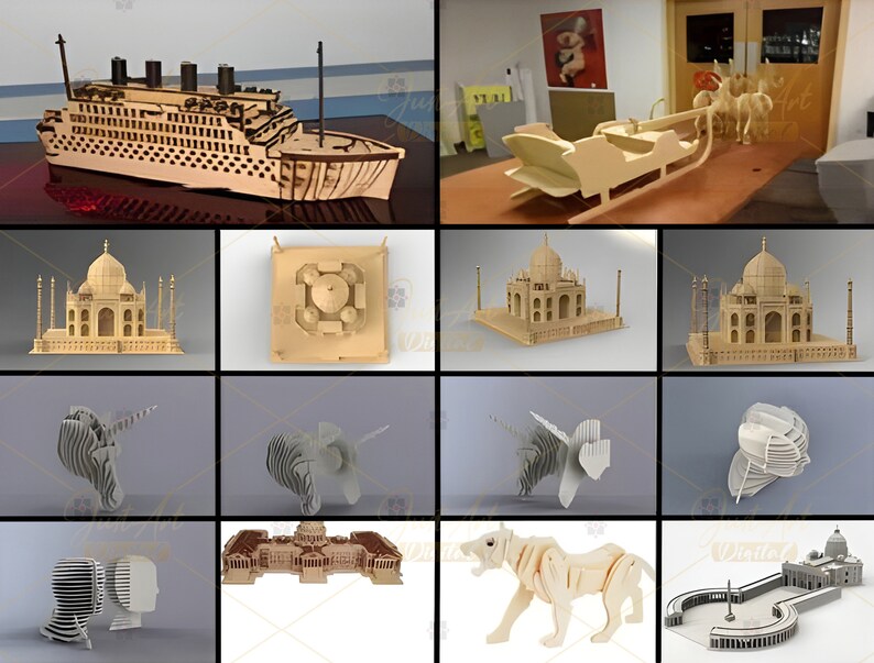 Laser Cut Files Mega Bundle,3d Cnc Files Bundle, Laser Svg Bundle ...