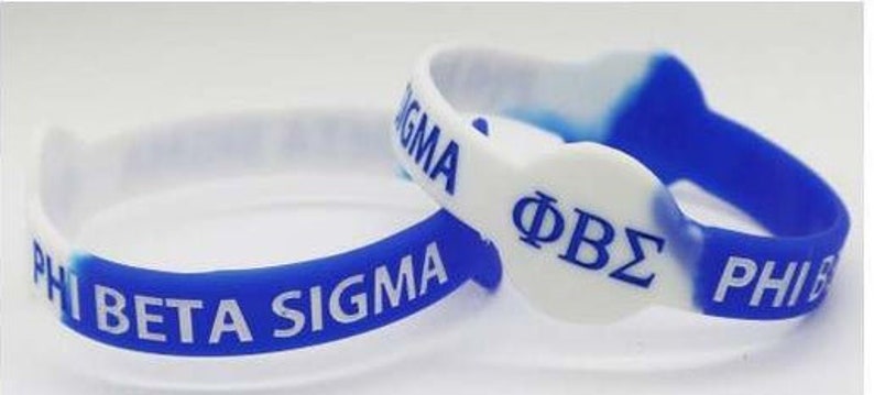 Phi Beta Sigma Silicone Bracelet, Phi Beta Sigma Gifts, Sigma Crossing ...