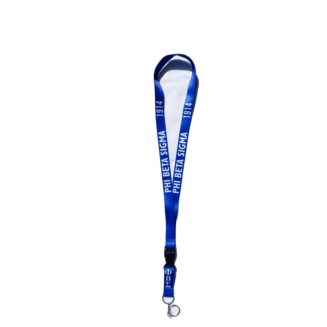 Phi Beta Sigma Lanyard, ID Card Holder, Graduation Gift, Phi Beta Sigma ...