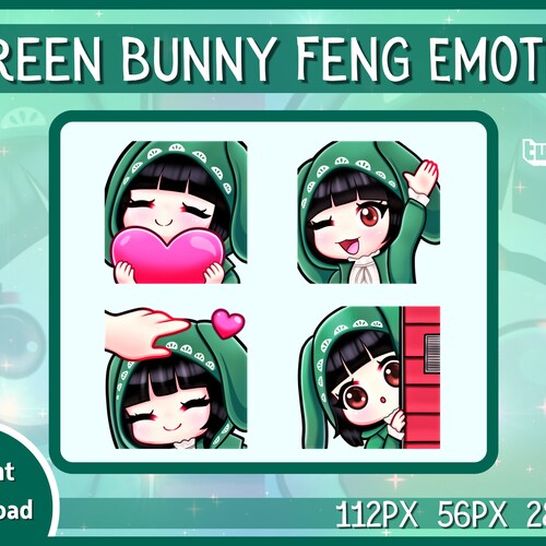 Pink Bunny Feng Min Emotes Dead by Daylight Survivor Emotes - Etsy