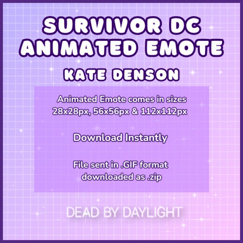 ANIMATED DBD Emote, Kate Denson DC Rage Quit Animated Emote, Dead by ...