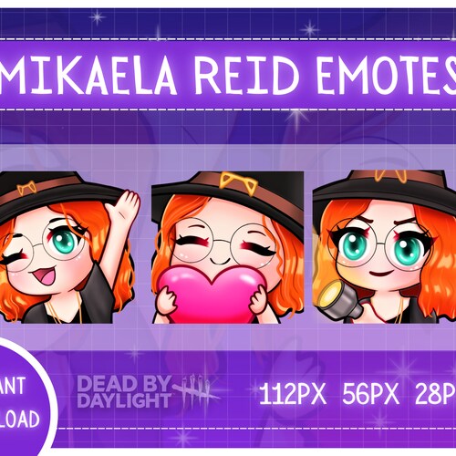 Dead by Daylight Survivor Emote Set DBD Emotes Twitch - Etsy