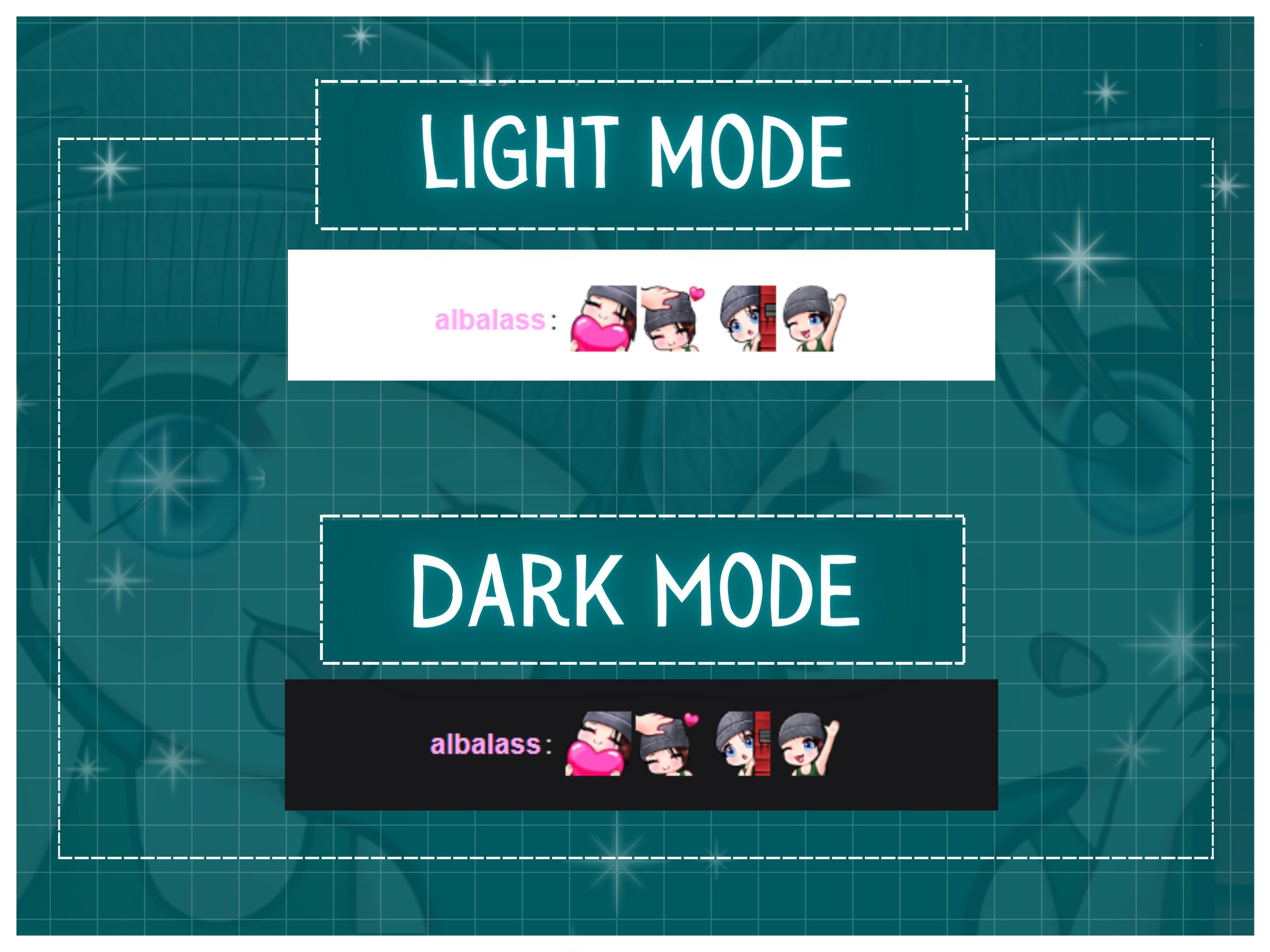 Cute Nea Karlsson Emote Set | Dead by Daylight Emotes | Twitch Sub, Bit ...