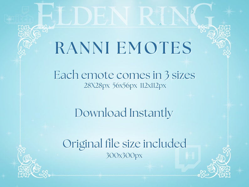 Cute Ranni the Witch Emote Set Elden Ring Emotes Twitch, Discord Emotes ...
