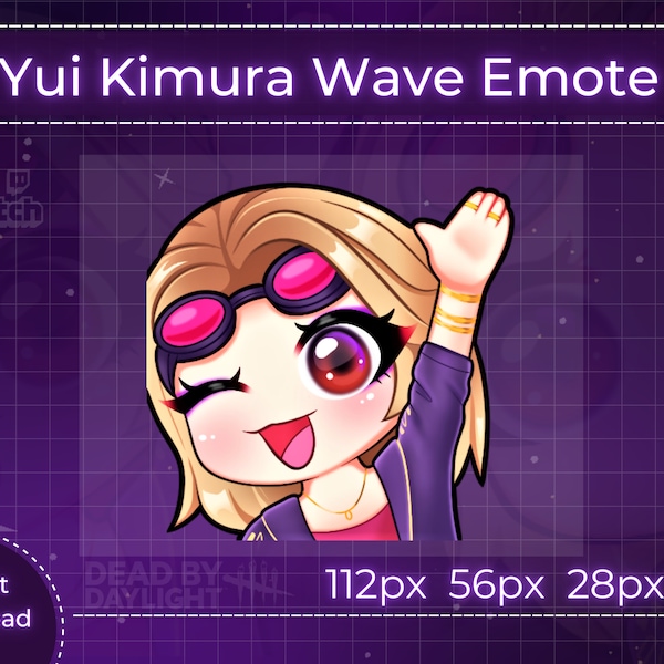 Yui Dbd Emotes Etsy