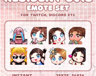 Dead by Daylight Survivor Emote Set DBD Emotes Twitch Sub/bit Emotes ...