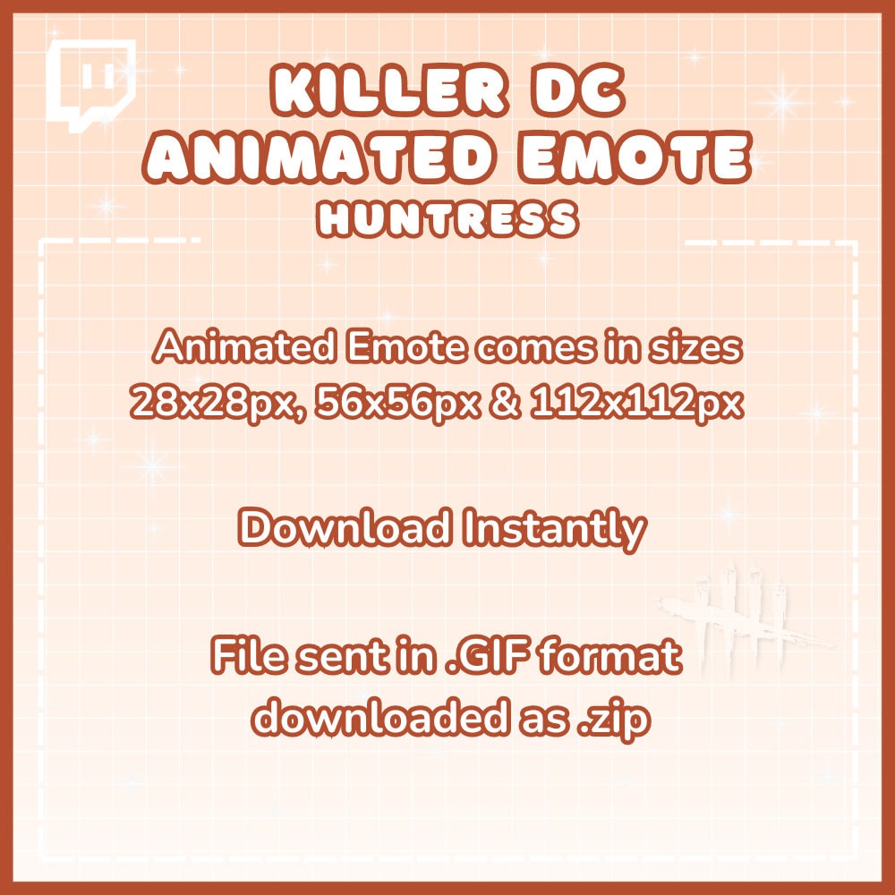 ANIMATED DBD Killer Emote, Huntress DC Rage Quit Animated Emote, Dead ...