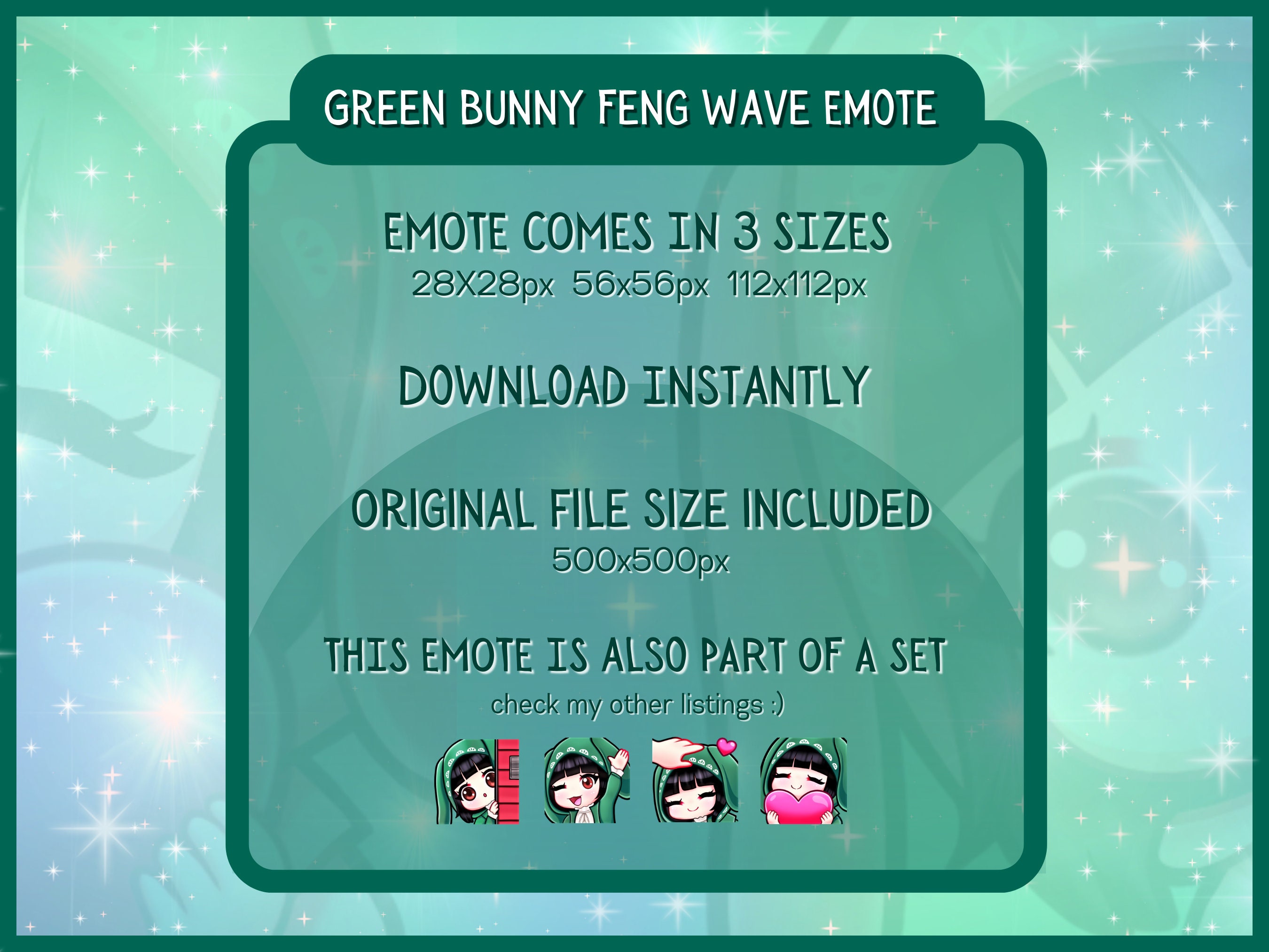Cute Green Bunny Feng Min Wave/hey Emote | Dead by Daylight Emotes ...