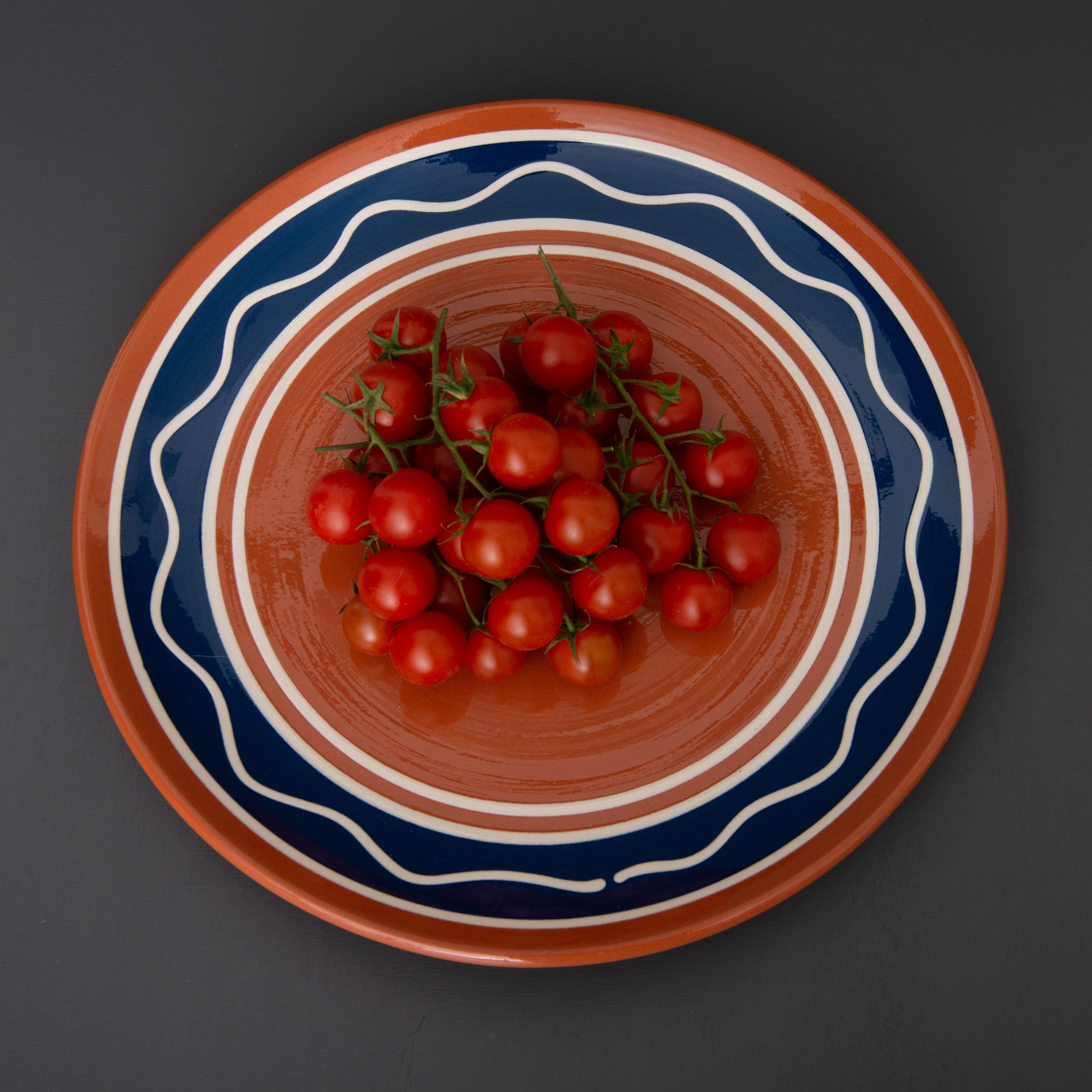 Very Large Serving Plate Vintage Pottery Klippan Keramik - Etsy