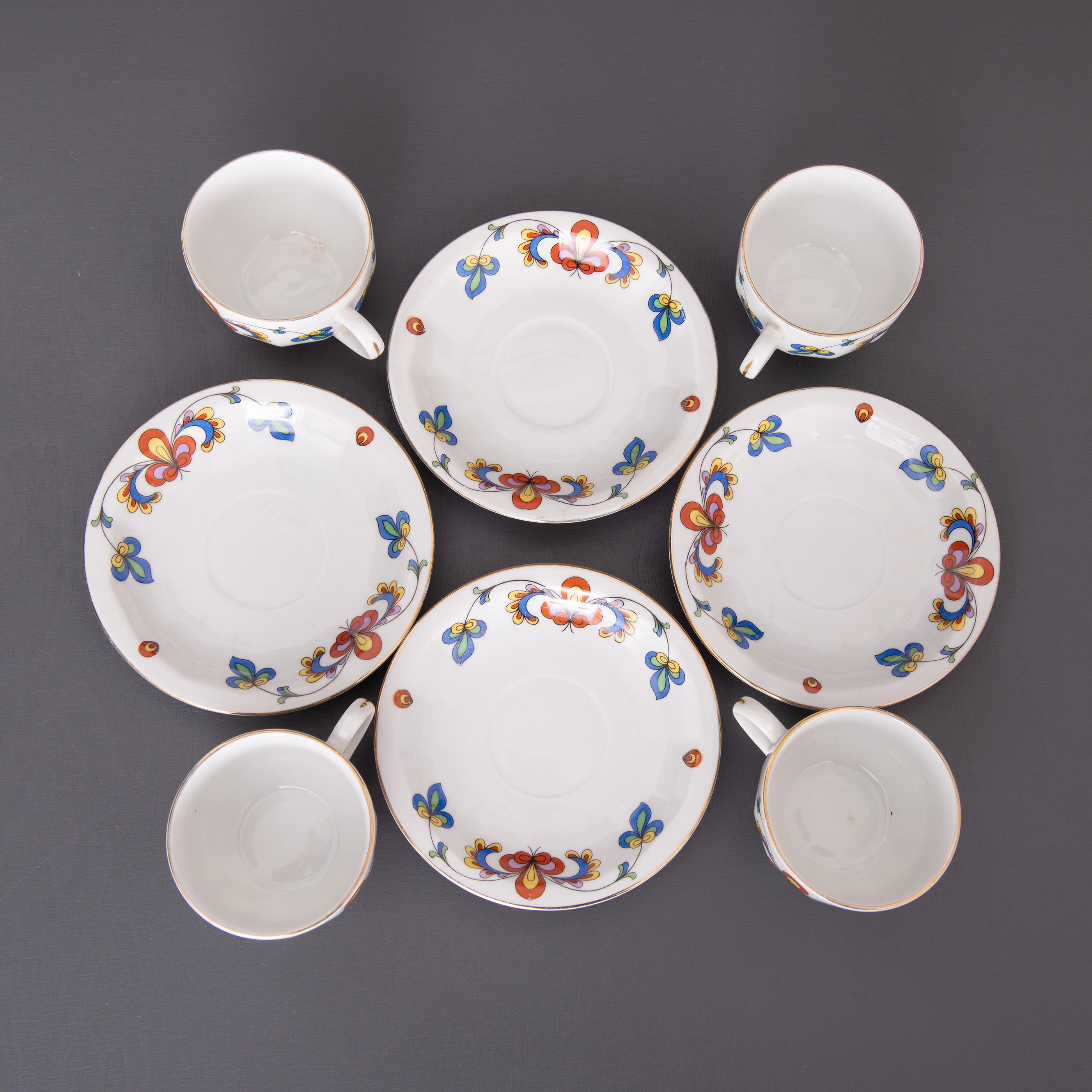 Porsgrund Norway Farmers Rose Tea Set. Porcelain Tea or Coffee - Etsy