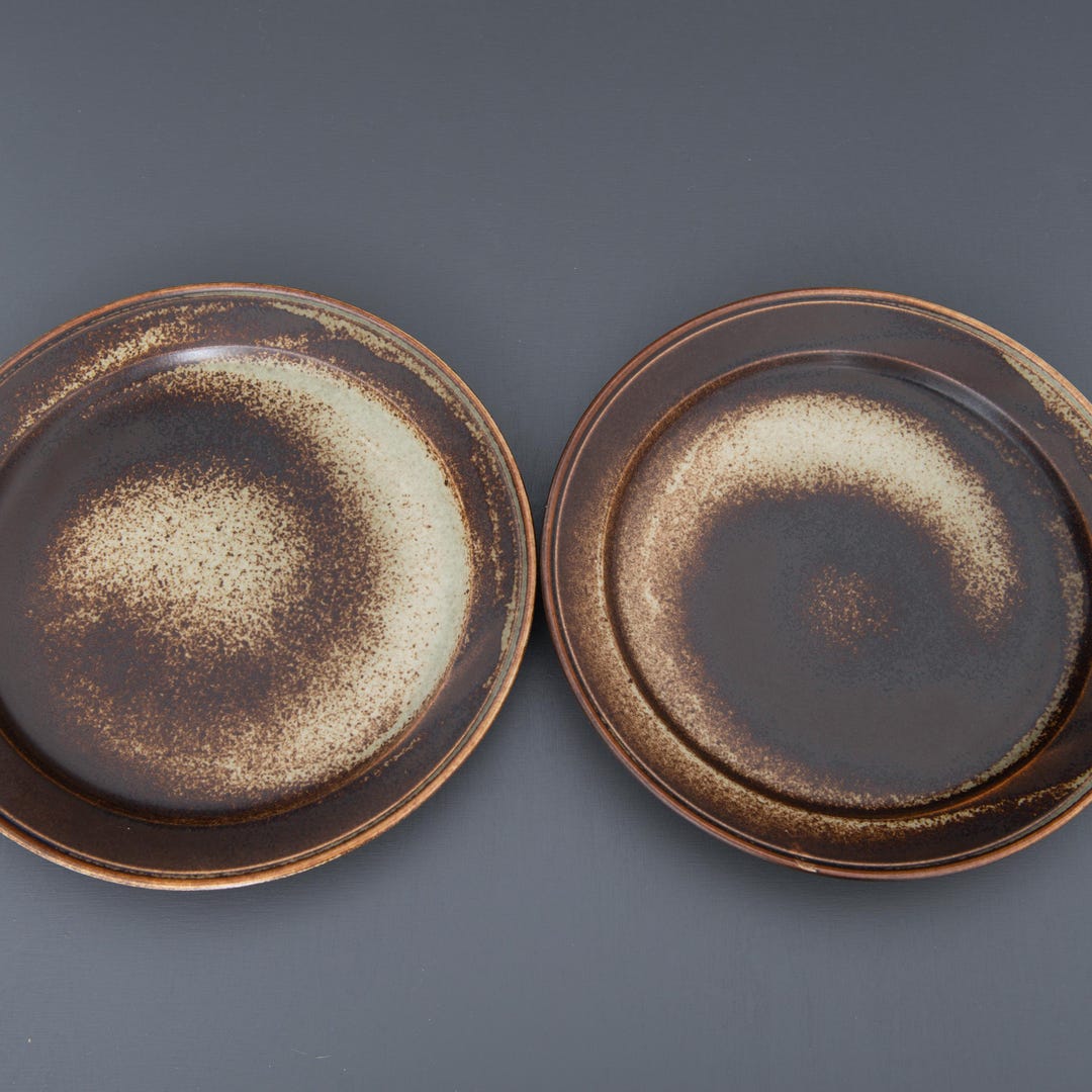 Porsgrund Lava Dinner Plates (set of 2): Scandinavian Stoneware, Norway ...