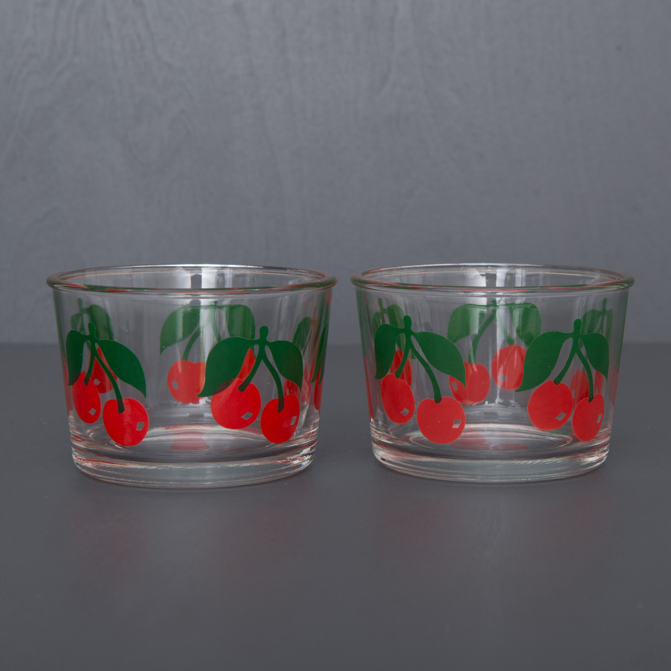 2 Vintage Coverti Cherry Glass Bowls From Italy - Etsy