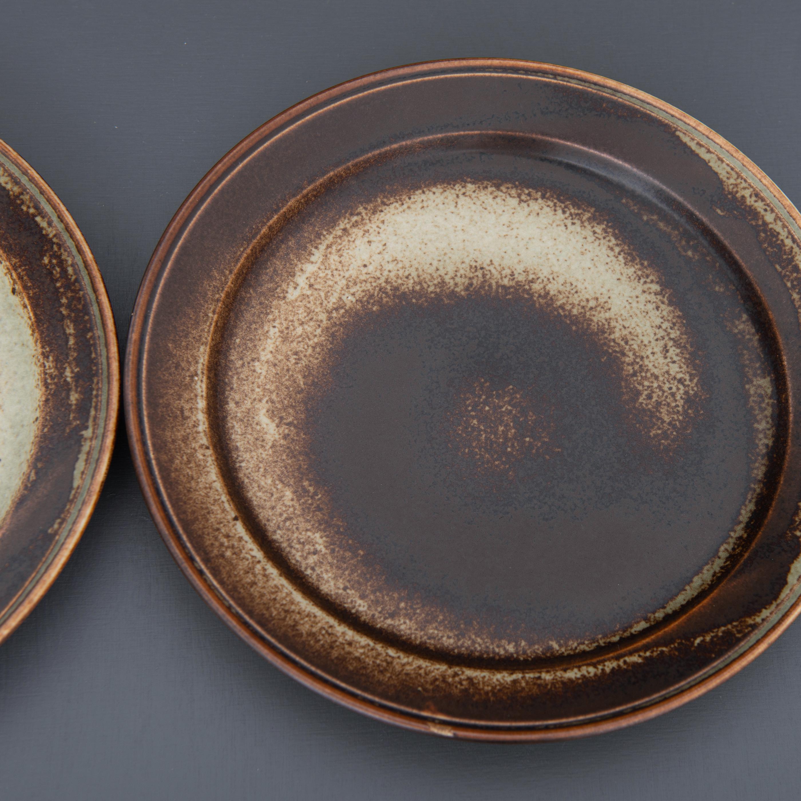 Porsgrund Lava Dinner Plates (set of 2): Scandinavian Stoneware, Norway ...