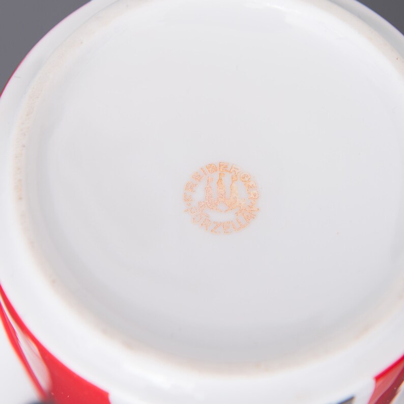 Freiberger Porzellan Tea Set. Vintage Porcelain Coffee Set From ...