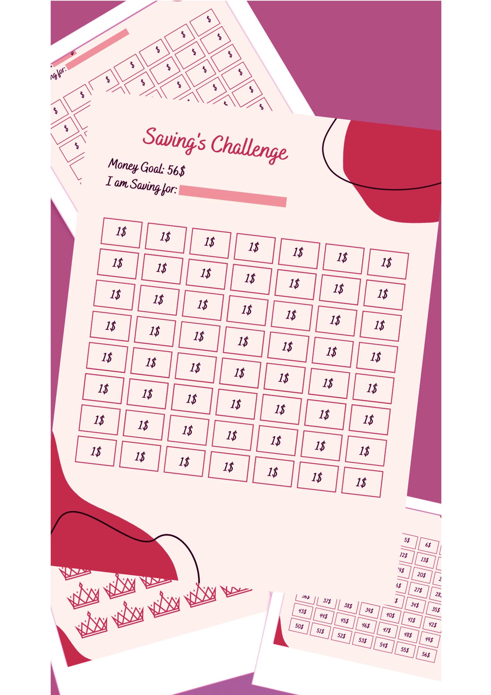 Money Challenge Aesthetic - Etsy