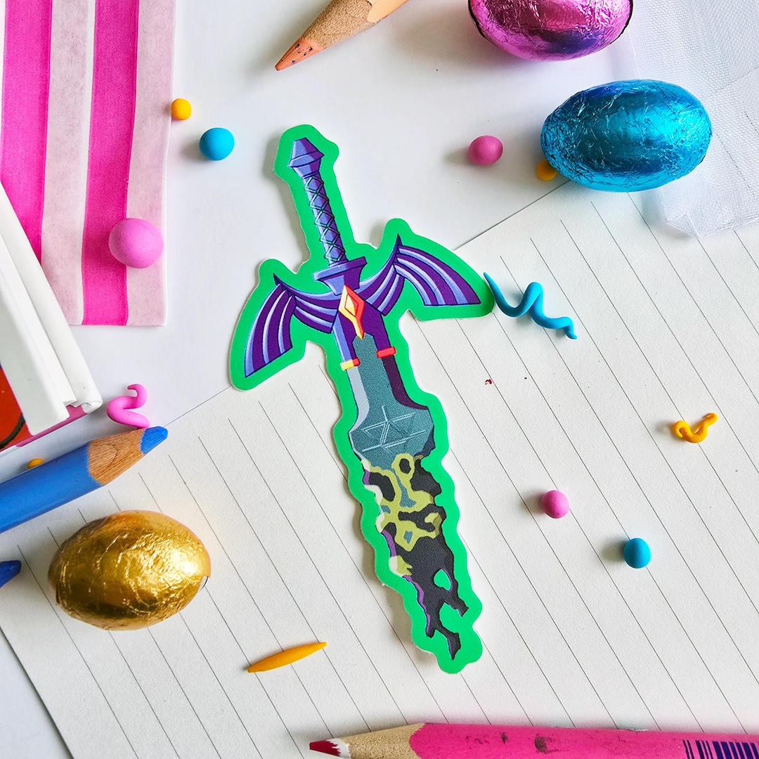 Decayed Master Sword Matte Vinyl Sticker | Zelda Tears of the Kingdom ...