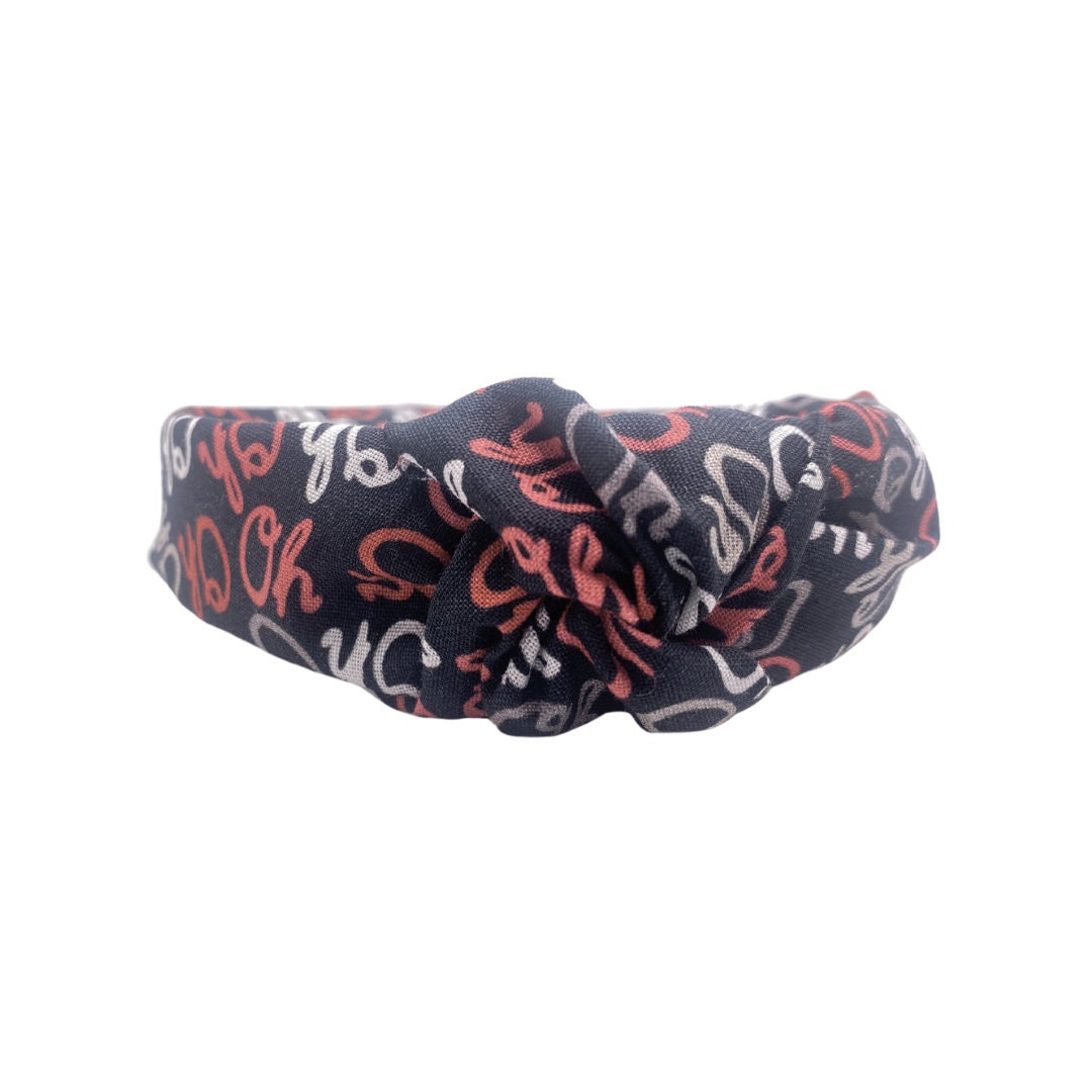 Ohio State Headband, Mommy and Me Headband, Top Knot Headband, Women ...