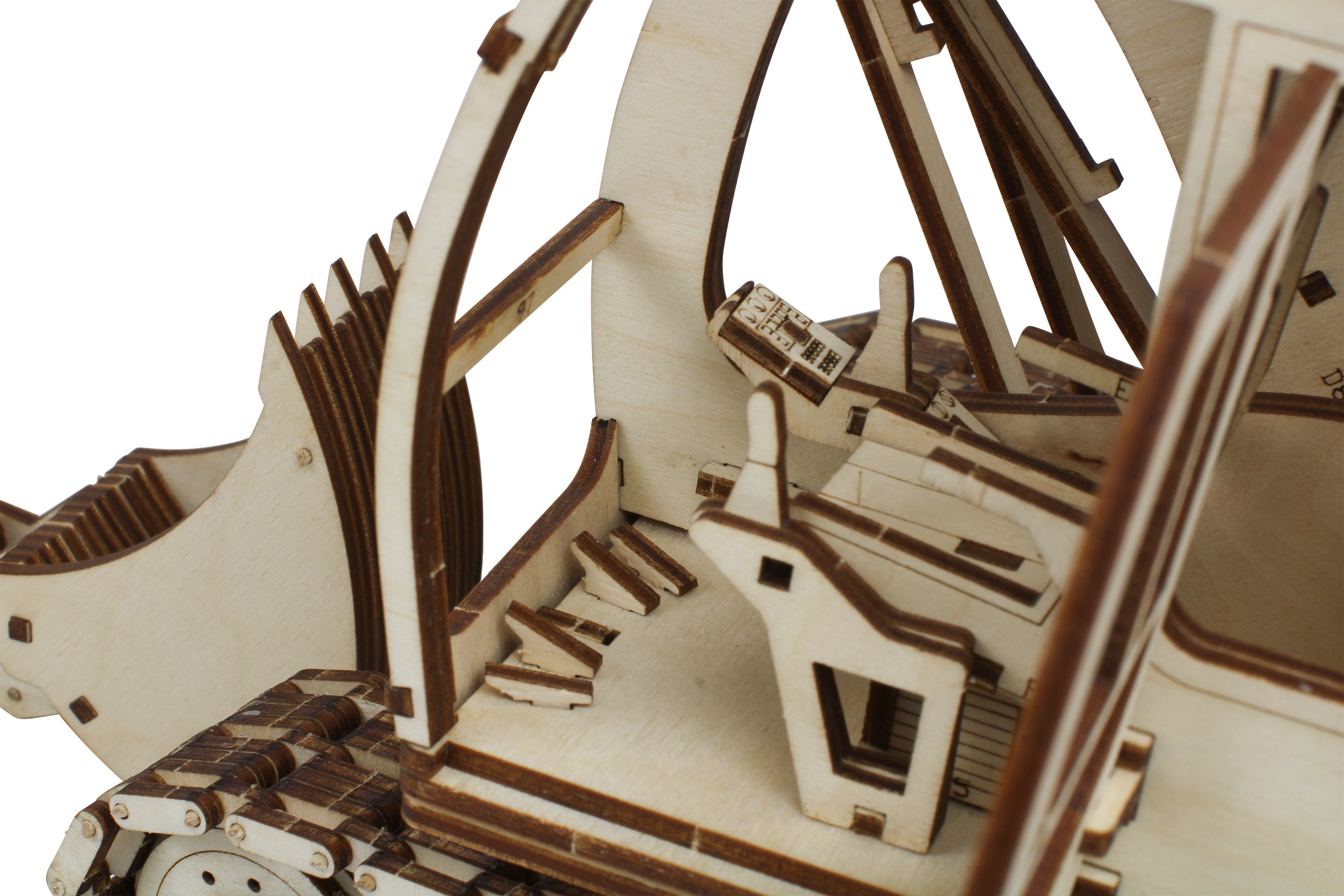 Excavator Wooden 3D Modeling Kit by Vody Toys - Etsy Australia