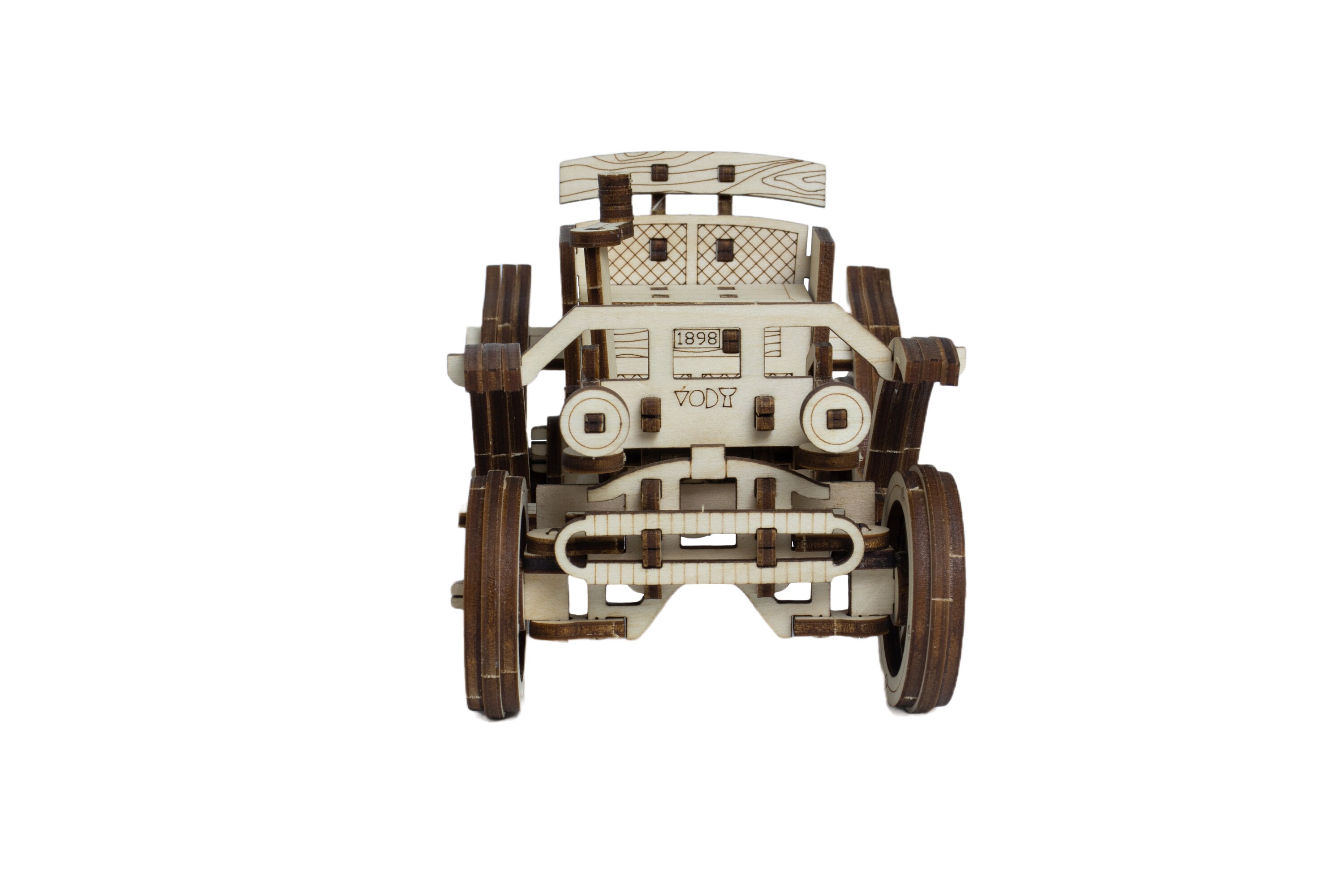 1898 Car Wooden 3D Modeling Kit by Vody Toys - Etsy