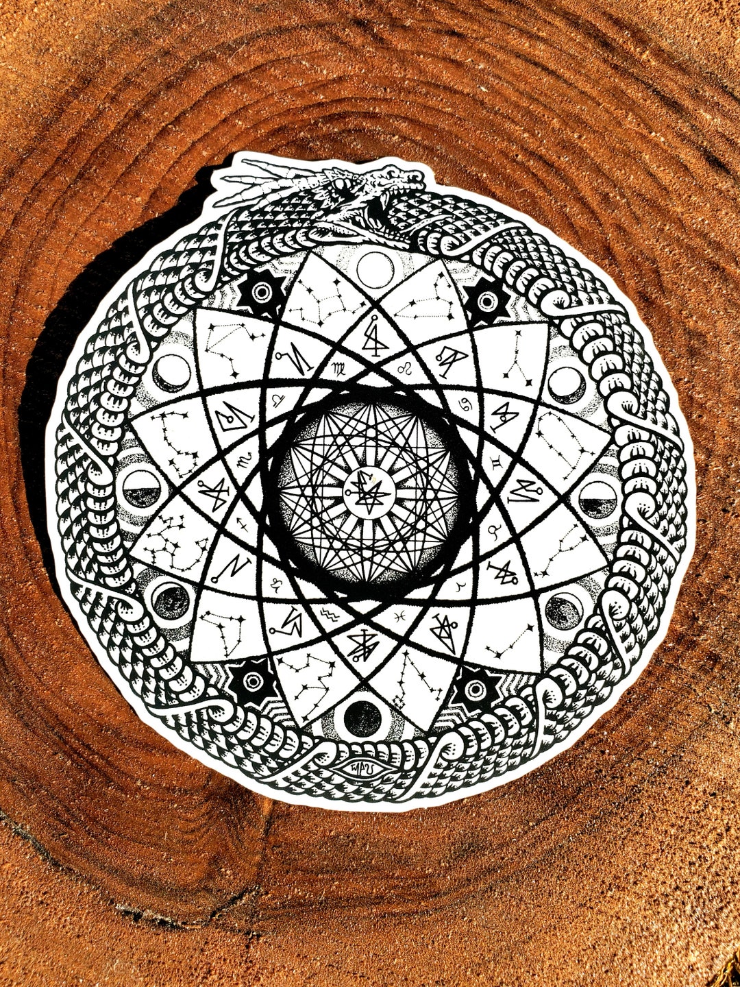 Ouroboros Sigil - Etsy