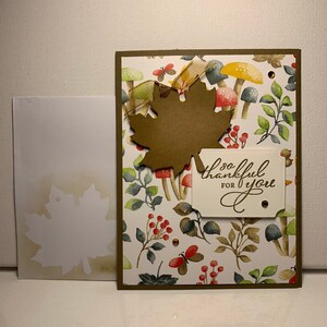 Homemade Greeting Cards Thankful Fall Autumn Stampin' Up - Etsy