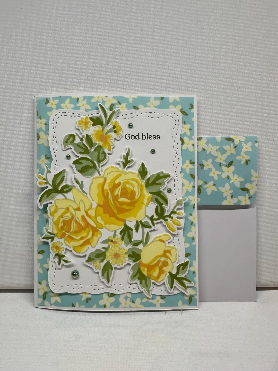 Homemade Greeting Card - Religious - Floral - Stampin' Up - Etsy