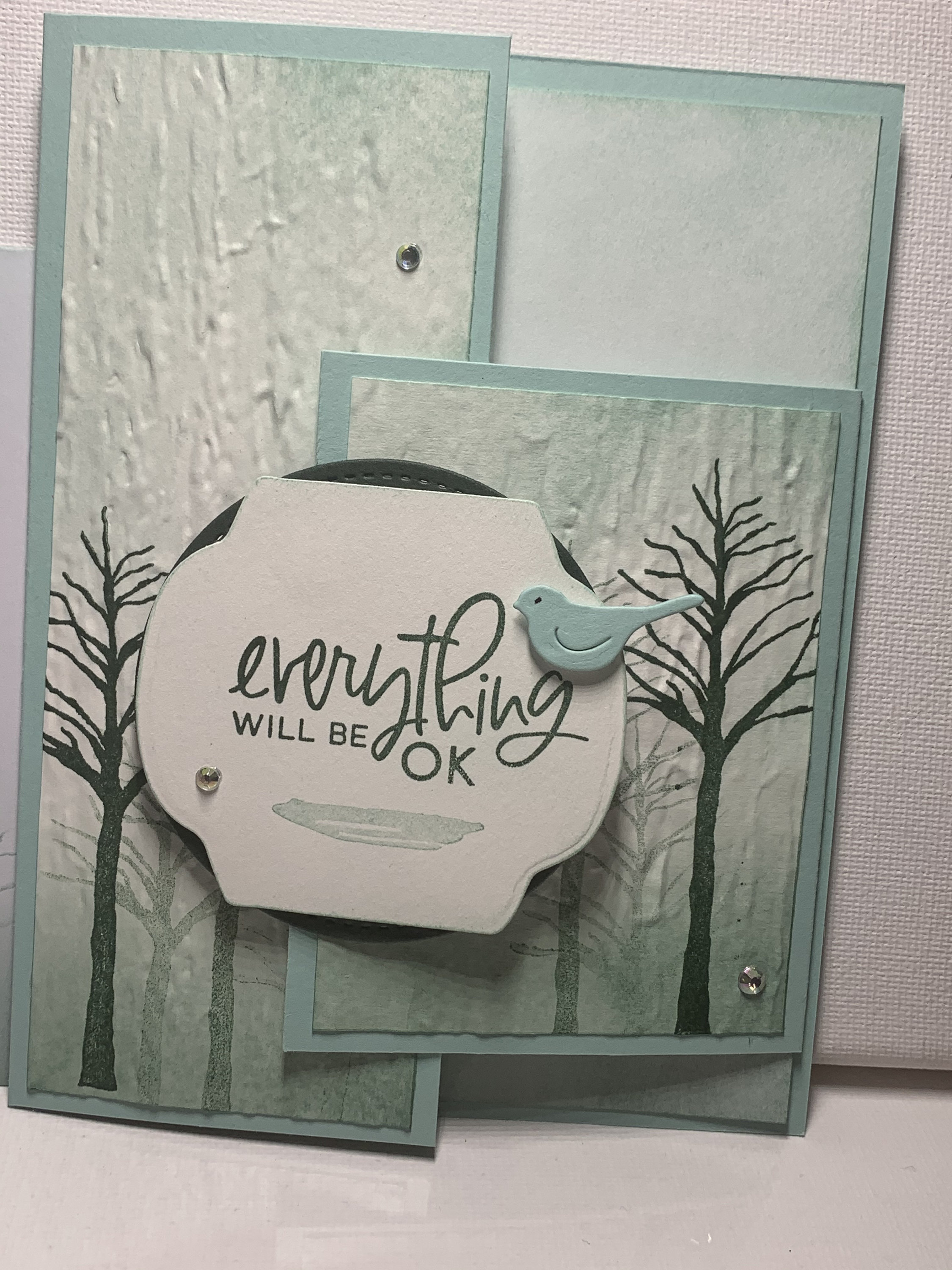 Homemade Greeting Cards - Encouragement - Trees - Birds - Stampin' Up ...