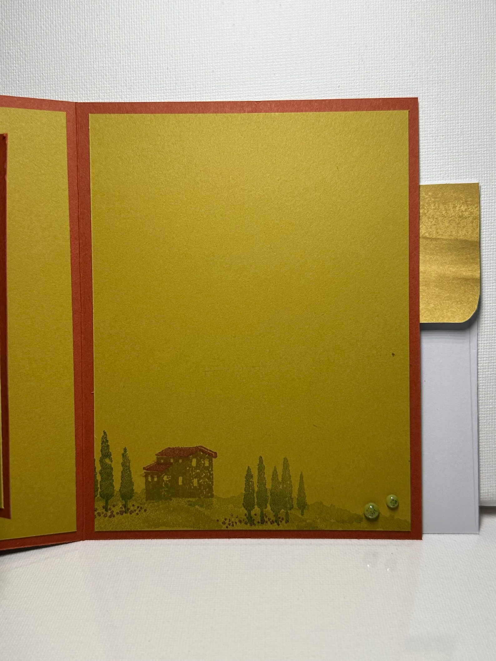 Homemade Greeting Card - Sympathy - Tuscany - Italy - Stampin' Up - Etsy