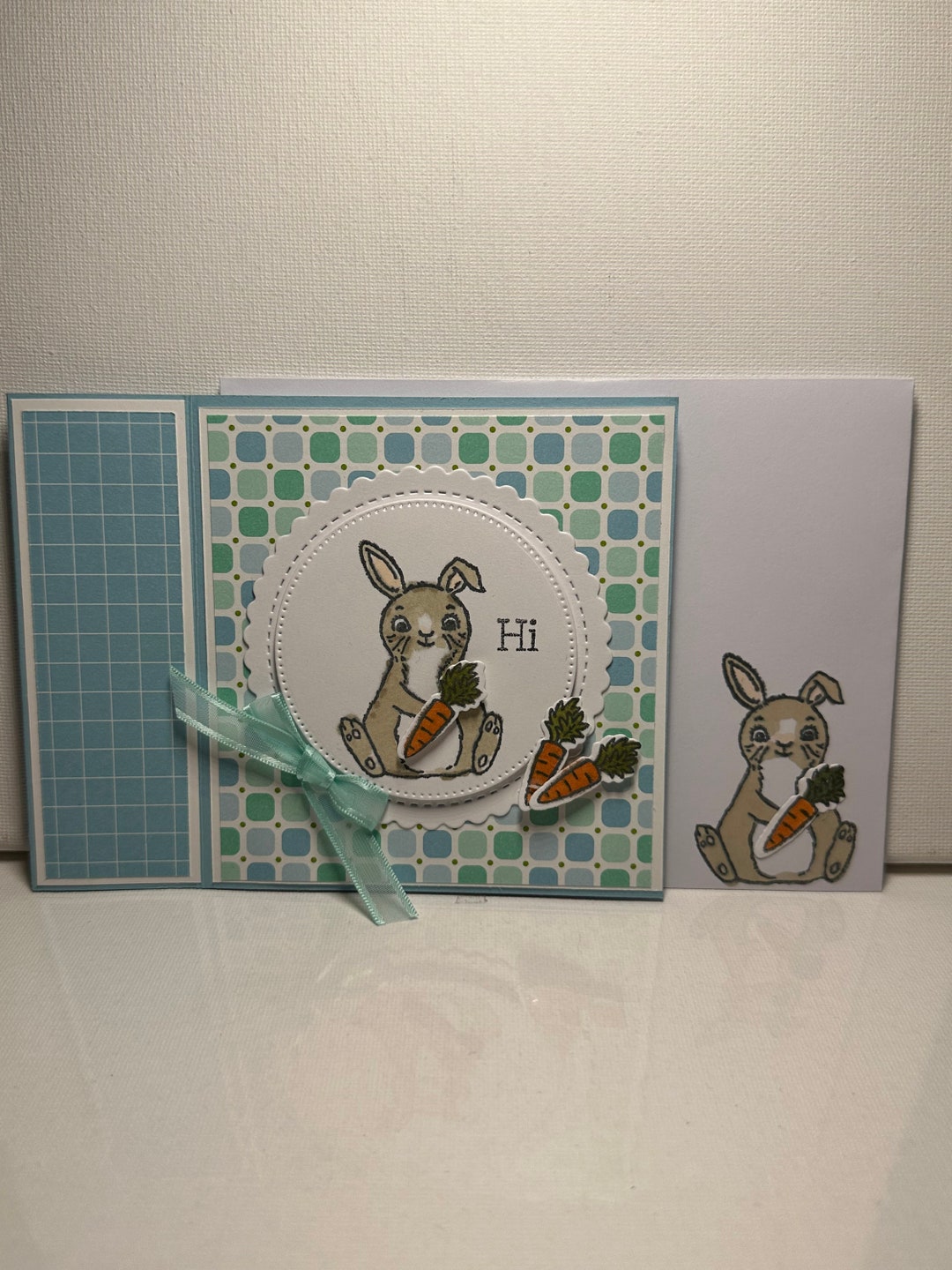 Homemade Greeting Card Easter Bunny Stampin' Up - Etsy