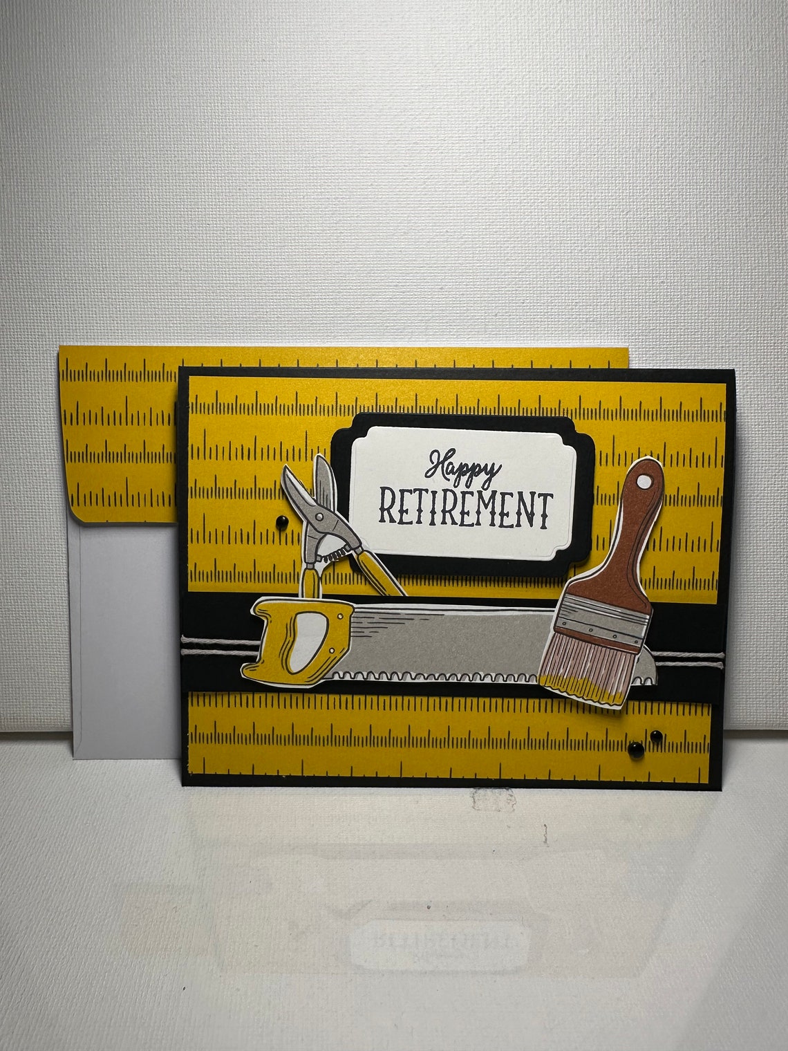 Homemade Greeting Card - Retirement - Tools - Toolbox - Stampin' Up - Etsy