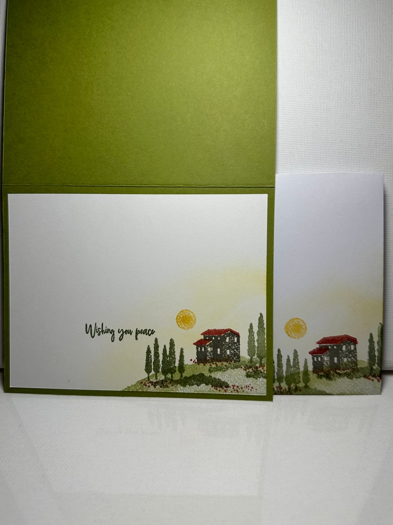 Homemade Greeting Card - Sympathy - Tuscany - Italy - Stampin' Up - Etsy