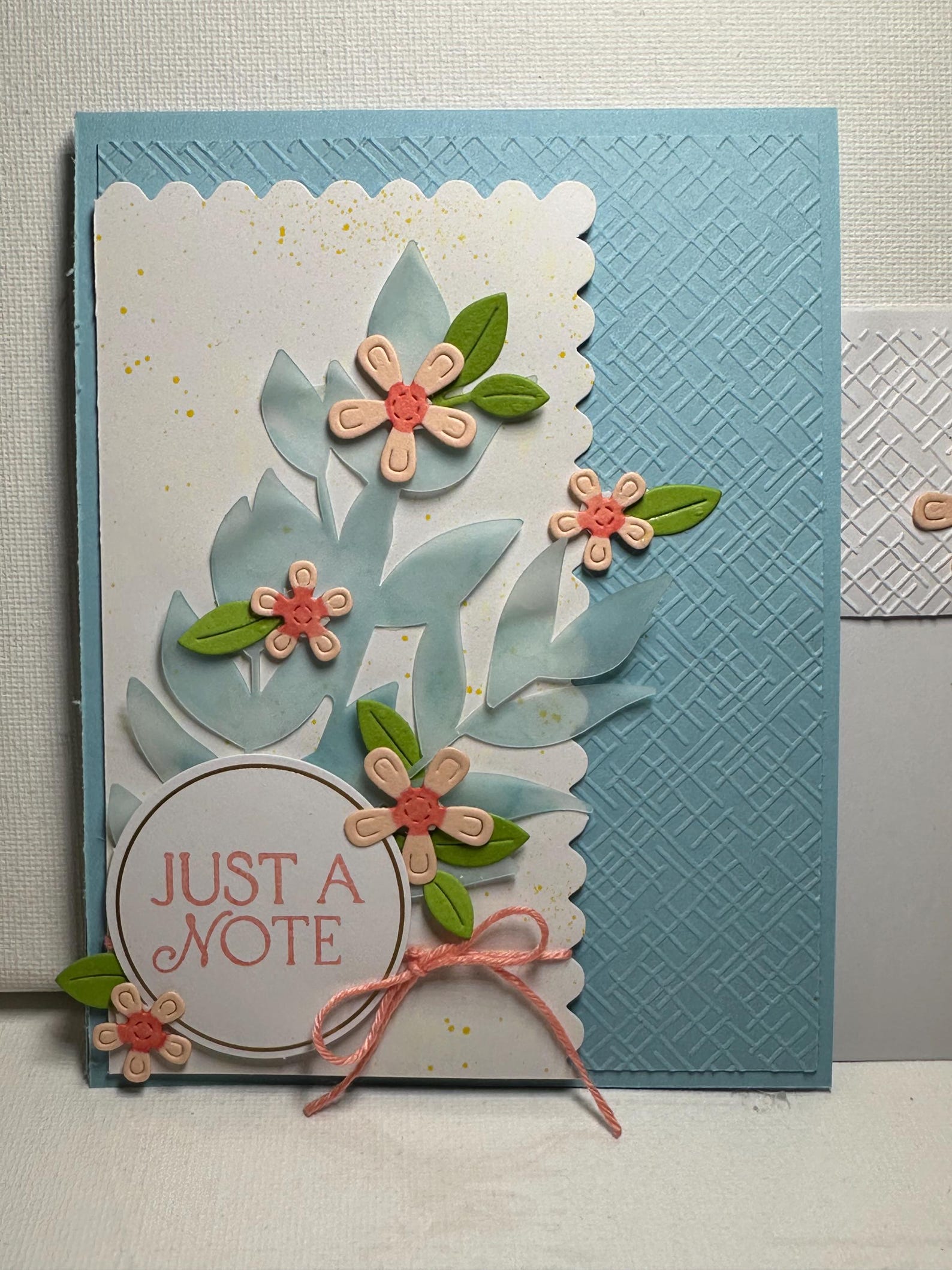 Homemade Greeting Card - Note - Floral - Stampin' Up - Etsy