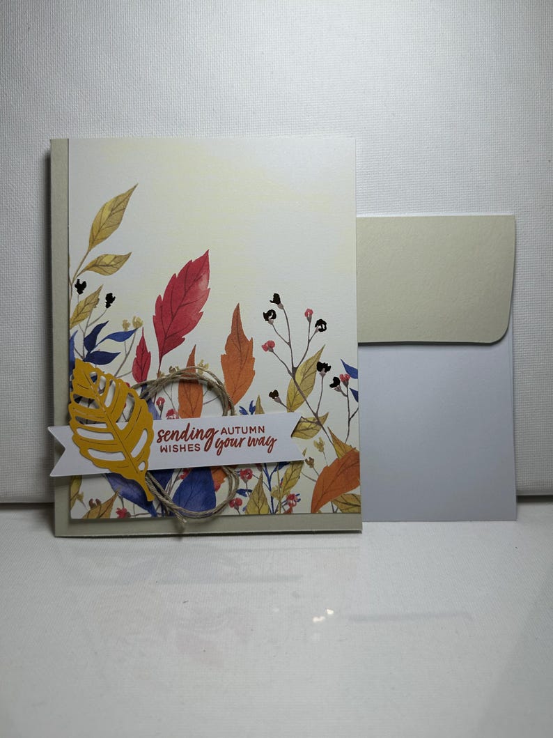 Homemade Greeting Card - Fall/autumn - Paper Pumpkin - Stampin' Up - Etsy