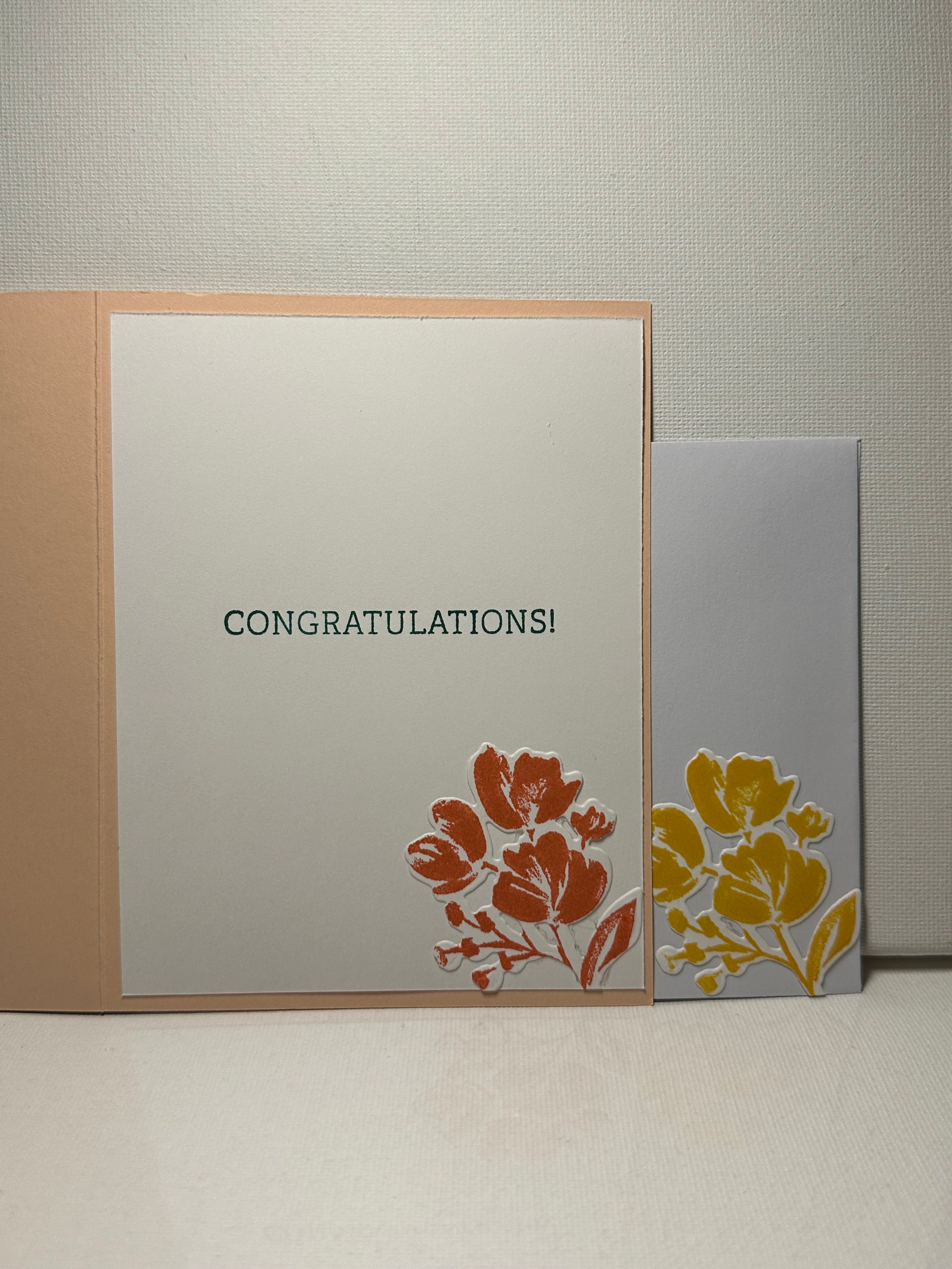 Homemade Greeting Cards - Congratulations - Floral - Stampin' Up - Etsy