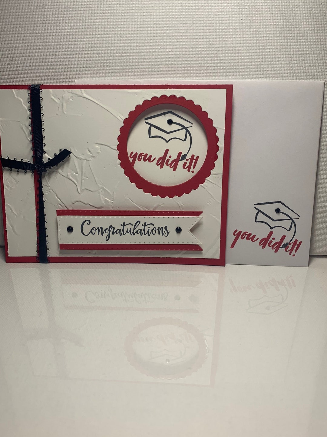 Homemade Greeting Card Graduation Congratulations Stampin' Up - Etsy