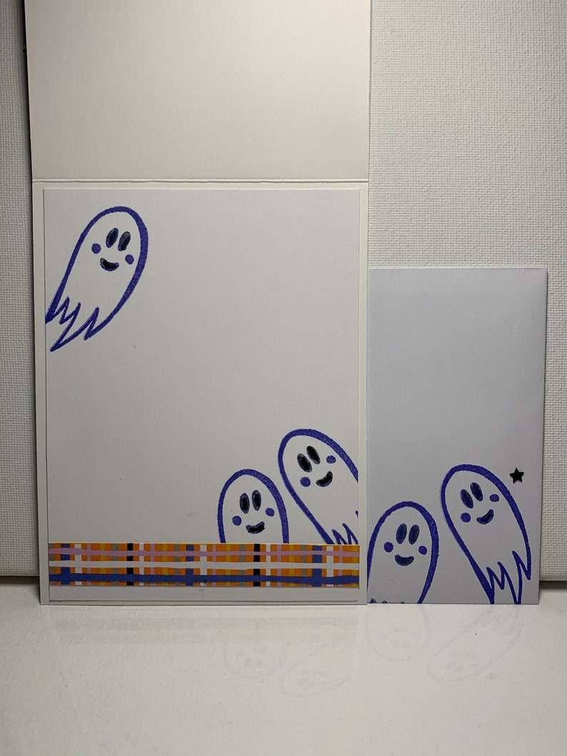 Homemade Greeting Card - Halloween - Ghost - Stampin' Up - Etsy