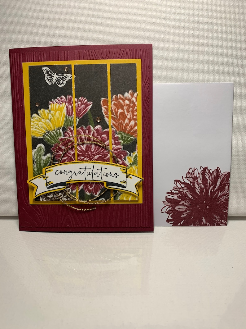 Homemade Greeting Card - Congratulations - Autumn - Fall - Thanksgiving ...