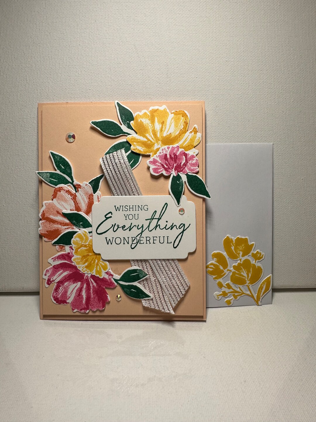 Homemade Greeting Cards - Congratulations - Floral - Stampin' Up - Etsy