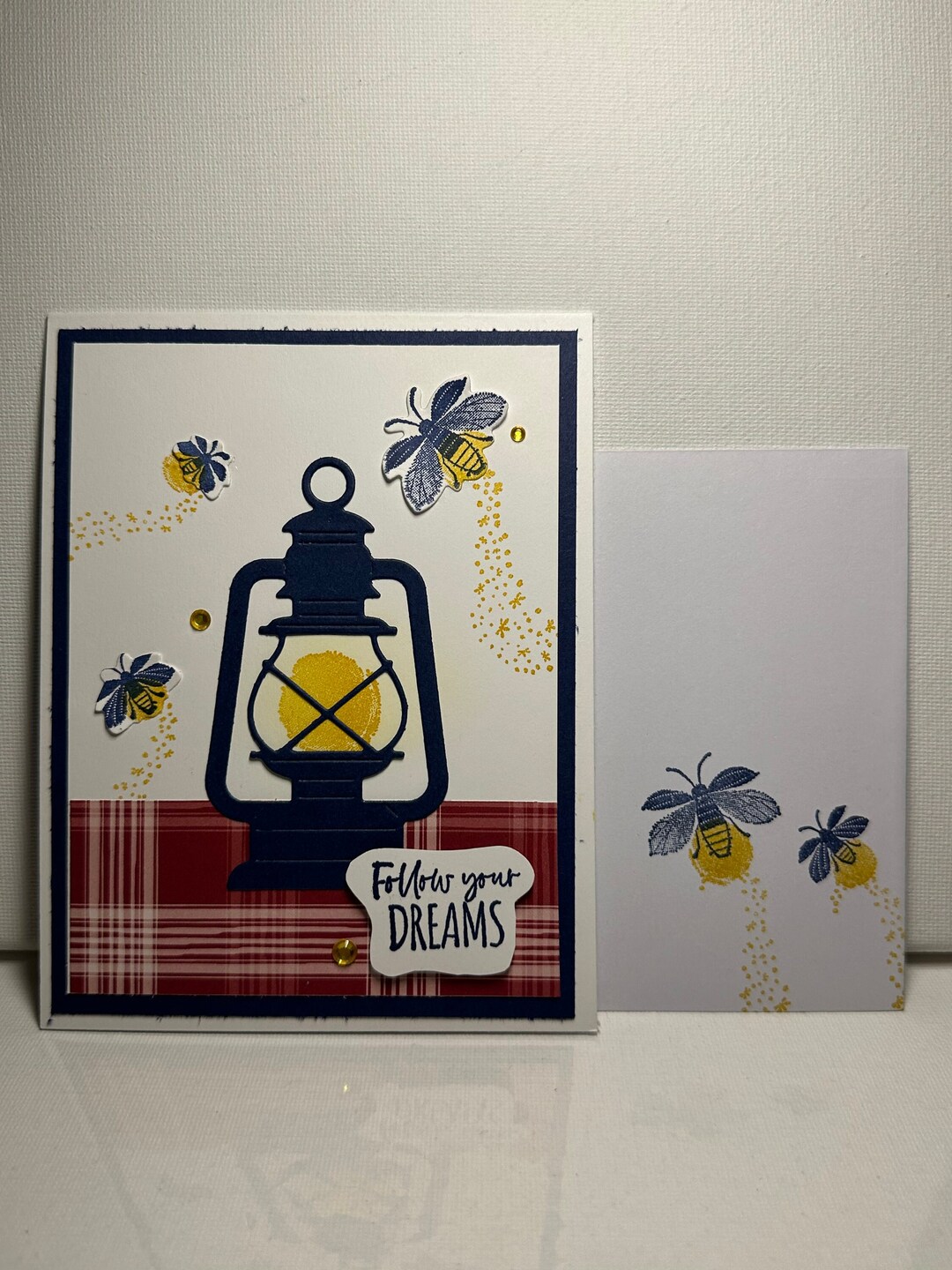 Handmade Greeting Card - Encouragement - Lantern - Firefly - Stampin ...