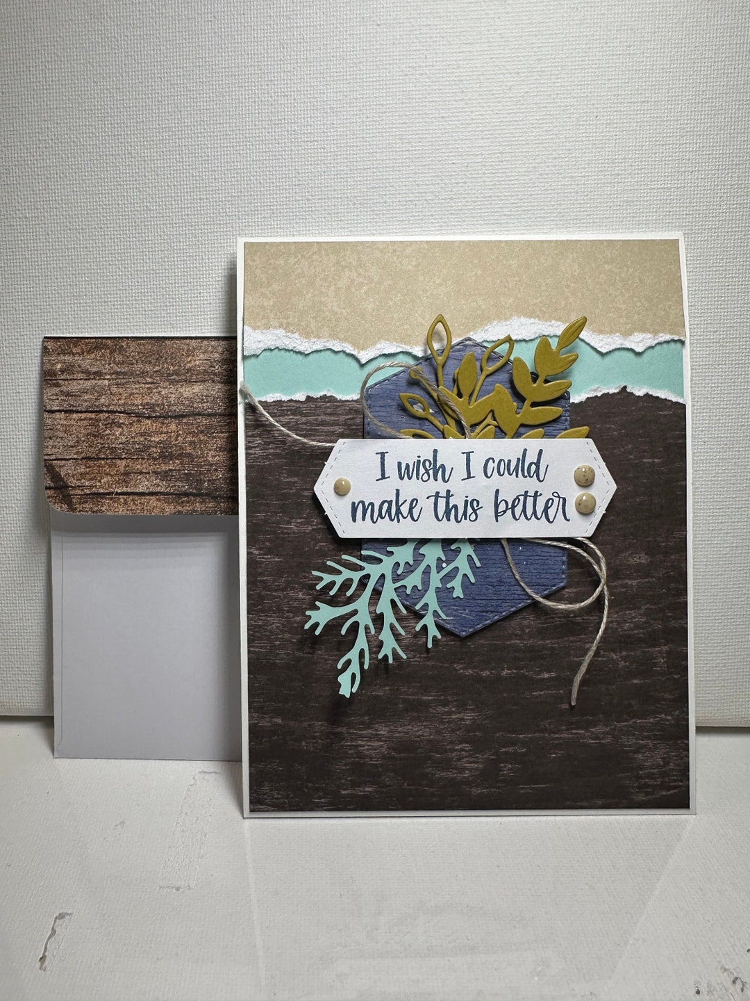 Homemade Greeting Card - Encouragement - Trees - Stampin' Up - Etsy