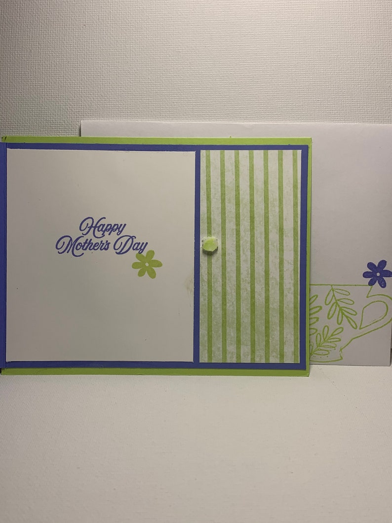 Homemade Greeting Card - Mother's Day - Tea Cup - Tea Pot - Floral ...