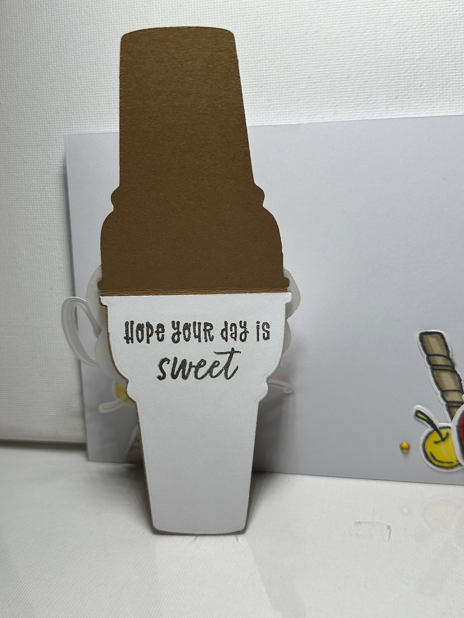 Homemade Greeting Card - Birthday - Ice Cream - Stampin' Up - Etsy