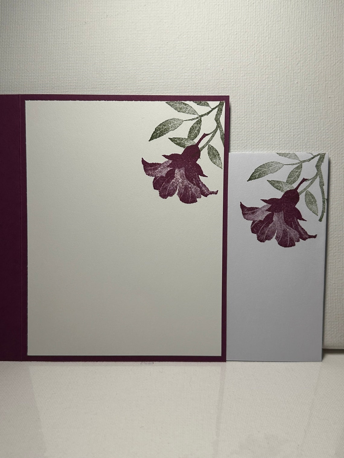 Homemade Greeting Card - Pomegranate - Stampin Up' - Etsy