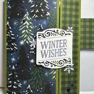 Homemade Greeting Card - Christmas - Winter - Snowflakes - Stampin' Up ...