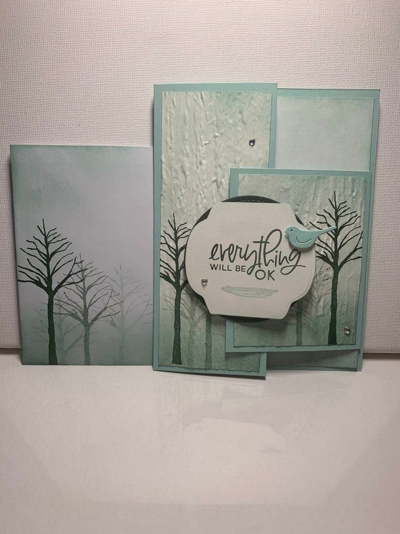 Homemade Greeting Cards - Encouragement - Trees - Birds - Stampin' Up ...