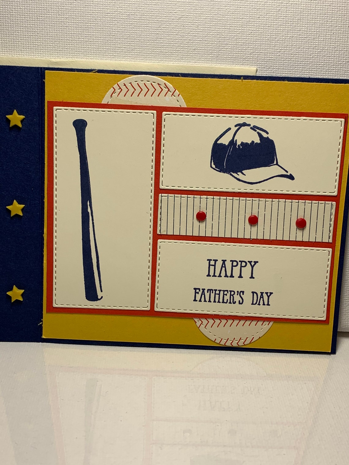 Homemade Greeting Card - Father's Day - Baseball - Sports - Stampin' Up ...