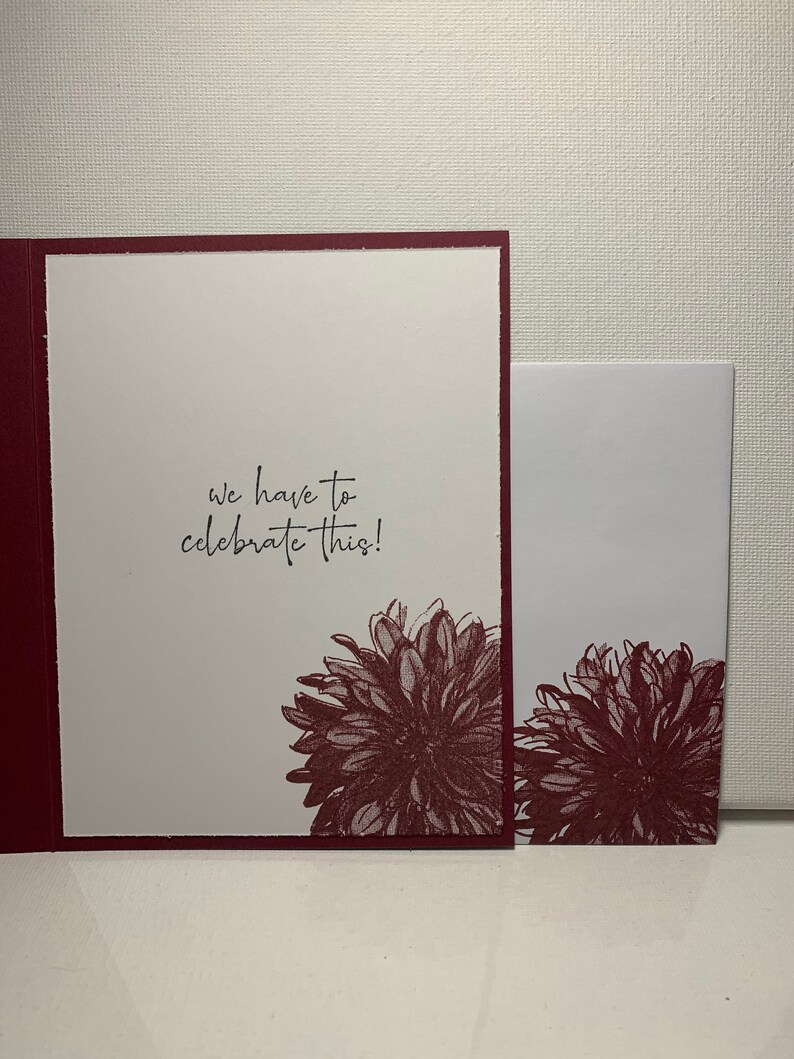 Homemade Greeting Card - Congratulations - Autumn - Fall - Thanksgiving ...